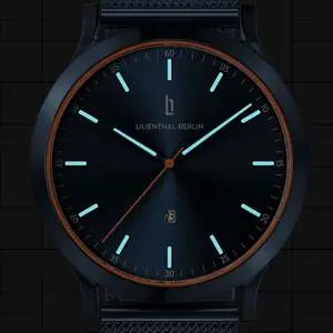 Lilienthal Berlin Huxley Orange Mesh Brushed
