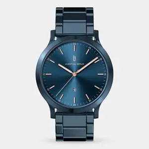Lilienthal Berlin Huxley Stainless Steel Watch - Blue