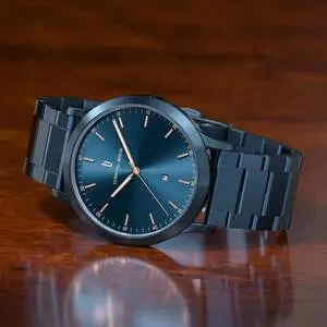 Lilienthal Berlin Huxley Stainless Steel Watch - Blue