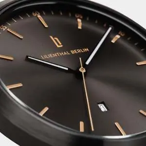 Lilienthal Berlin Huxley Bronze Mesh Watch - Black