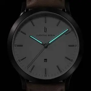 Lilienthal Berlin Huxley Watch With Leather Strap