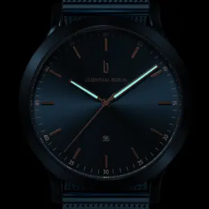Lilienthal Berlin Huxley Rose Gold Mesh Watch