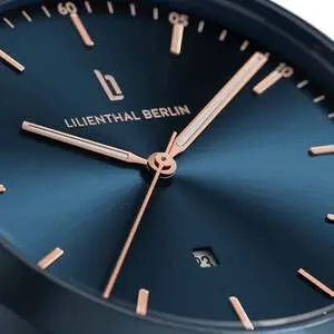 Lilienthal Berlin Huxley Rose Gold Mesh Watch