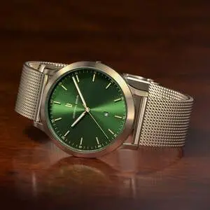Lilienthal Berlin Huxley Gold Mesh Watch