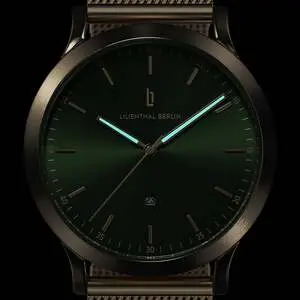 Lilienthal Berlin Huxley Gold Mesh Watch