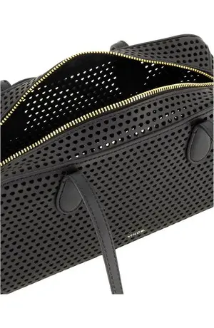 Vince Athene Perforated Leather Shoulder Bag