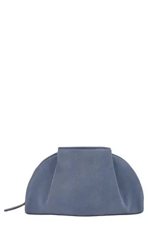 Vince Ava Suede Clutch - Azul