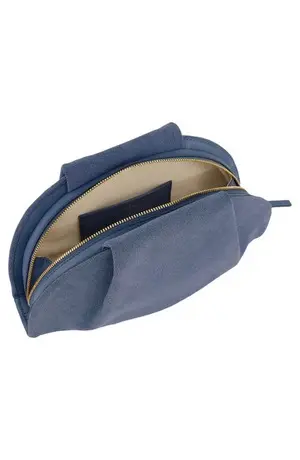 Vince Ava Suede Clutch - Azul