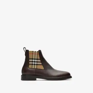 Burberry Mid Calf Boots For Men