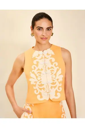 Mestiza New York Sadie Embroidered Sleeveless Top