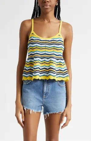Ramy Brook Cecelia Pointelle Knit Tank