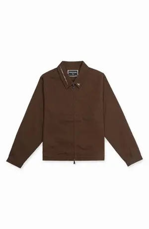 PAPER PLANES Script Logo Cotton Canvas Jacket