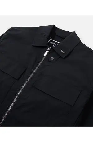 PAPER PLANES Cotton Blend Utility Jacket - Black