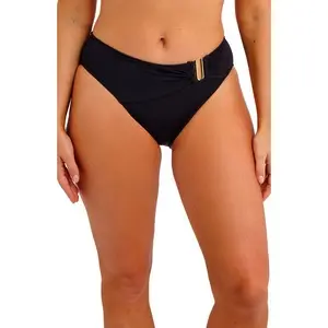 Fantasie Merissa Mid Rise Bikini Bottoms - Black