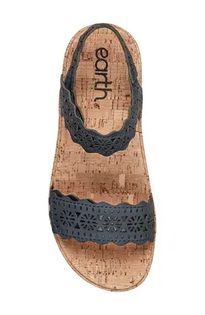 Earth Slata Platform Sandals