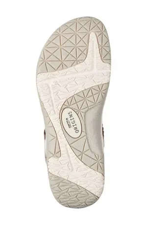 Earth Sanetra Ankle Strap Sandal - Light Grey