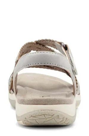 Earth Sanetra Ankle Strap Sandal - Light Grey