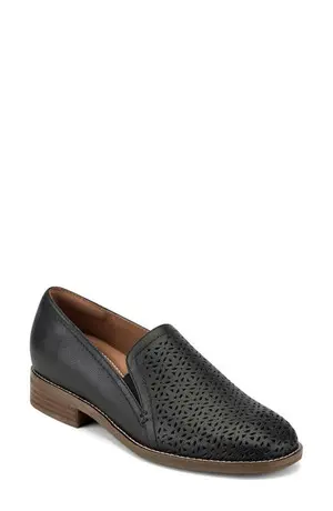 Earth Earth® Piper Perforated Loafer Blk01