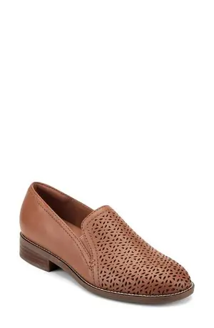 Earth Piper Perforated Loafer - Brown