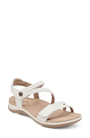 Earth Stellon Ankle Strap Sandal - Ivory