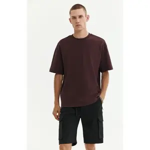H&m Regular-fit Nylon Cargo Shorts - Black