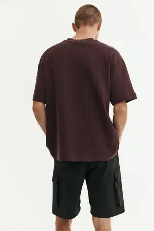 H&m Regular-fit Nylon Cargo Shorts - Black