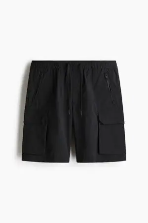 H&m Regular Fit Nylon Cargo Shorts