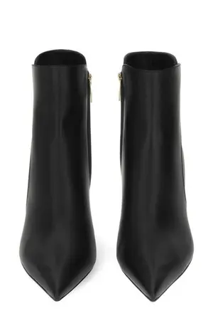 GIANVITO ROSSI Sofia Bootie 70 Leather Pointed Toe Boots