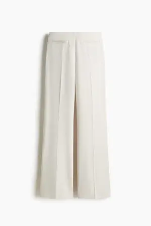 H&m Bootcut Twill Trousers - Light Beige