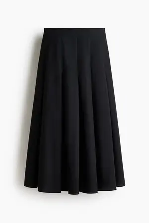 H&m Circular Poplin Midi Skirt