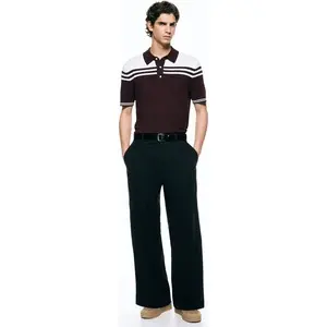 H&m Loose Fit Tailored Trousers In Cotton And Lyocell Blend