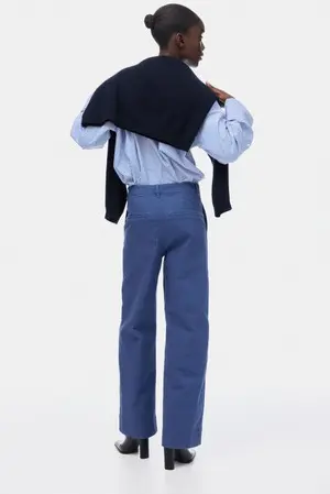 H&m Cotton Canvas Trousers