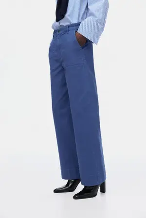 H&m Cotton Canvas Trousers