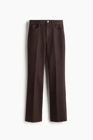 H&M Bootcut High Rise Jeans - Dark Brown