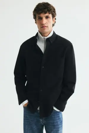 H&M Regular Fit Oxford Shirt - Black