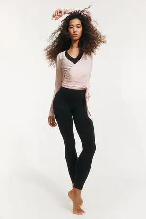 H&m Softmove™ Lycra® Sport Yoga Leggings - Black