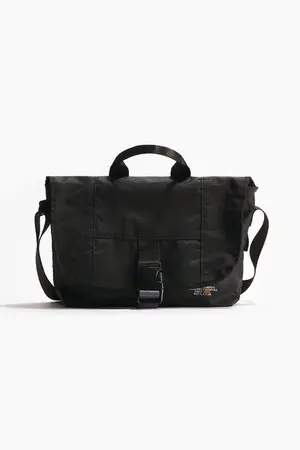 H&m Crossbody Bag With Top Handle And Adjustable Shoulder Strap - Black