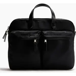 H&m Briefcase With Top Handles And Detachable Strap - Black