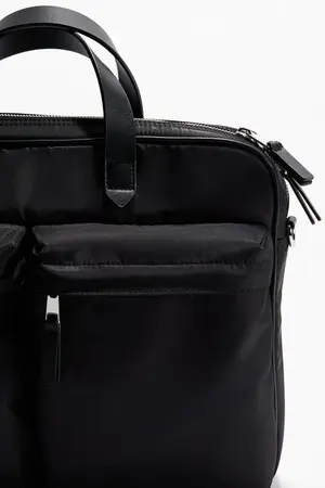 H&m Briefcase With Top Handles And Detachable Strap