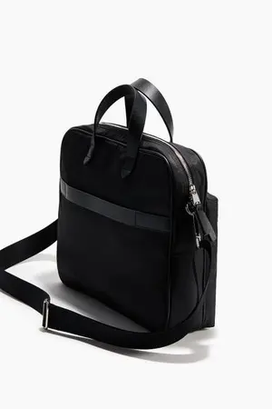 H&m Briefcase With Top Handles And Detachable Strap