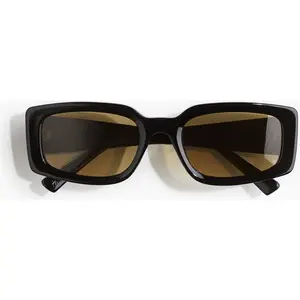 H&m Polarised Square Frame Sunglasses - Black
