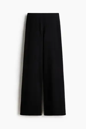 H&m Wide Leg Knitted Trousers