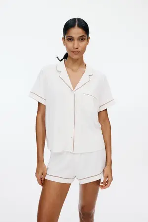 H&m Viscose-blend Pyjamas - Cream