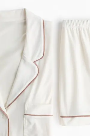 H&m Viscose-blend Pyjamas - Cream