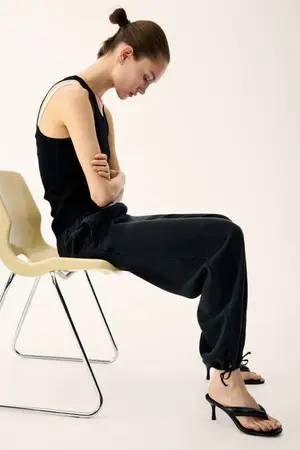 H&m Balloon-leg Denim Trousers