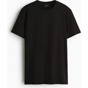 H&m Slim Fit Pima Cotton T-shirt - Black