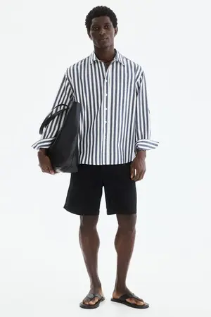 H&m Pleated Shorts For Men