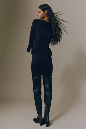 H&M Asymmetrical Cape Detail Mini Dress