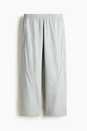 H&m Relaxed Fit Track Pants - Light Gray