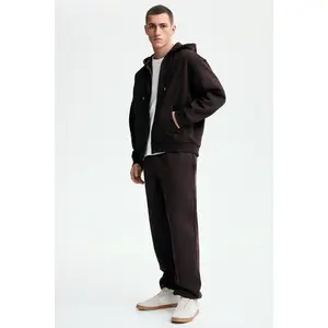 H&m Relaxed Fit Sweatpants - Dark Brown